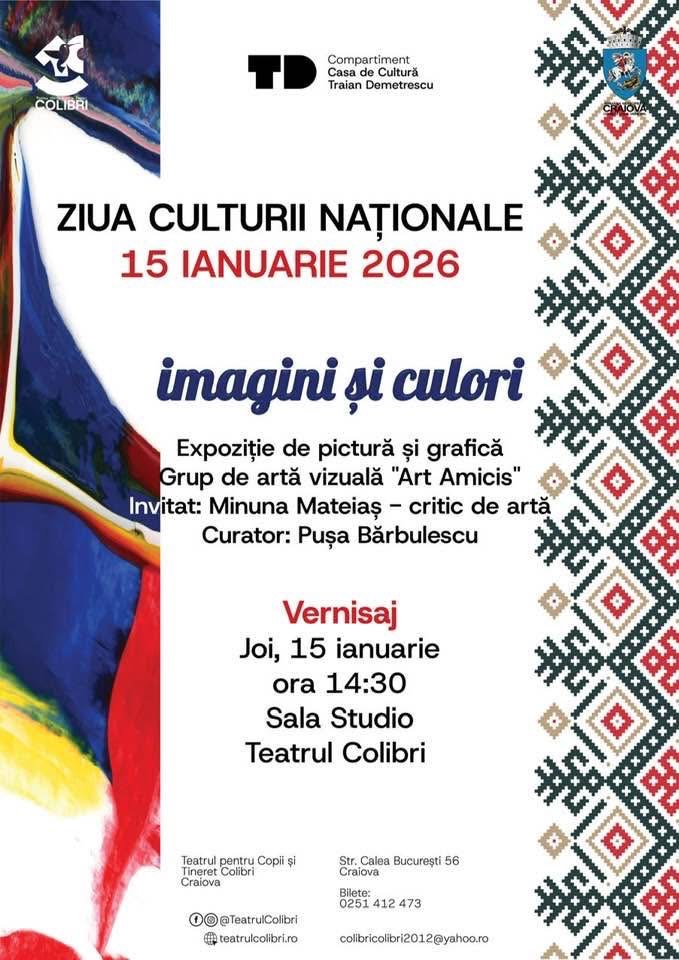 Expoziție de pictură și grafică grafică „Imagini și culori“ la Teatrul ...